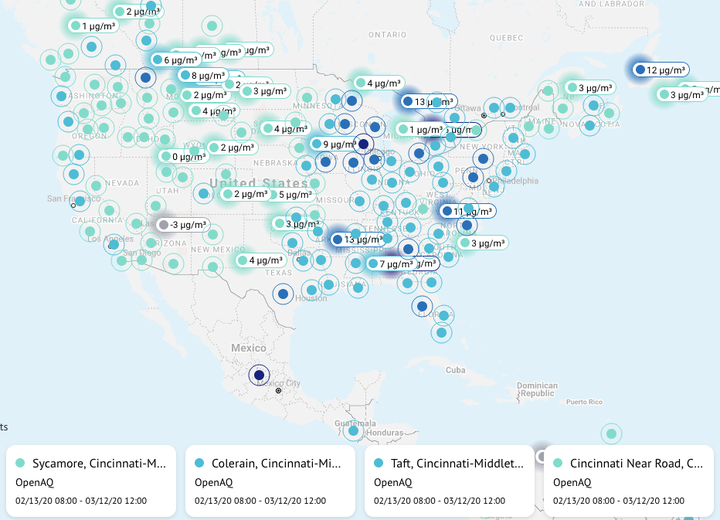 Government Measured Air Quality Data Now Available